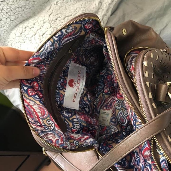 Big Buddha | Bags | Big Buddha Brown Purse With Long Strap | Poshmark